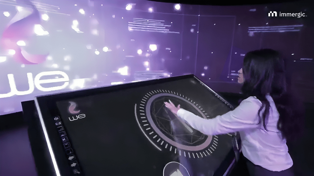 TELECOM EGYPT "WE" BOOTH IMMERSIVE INSTALATION - Immergic